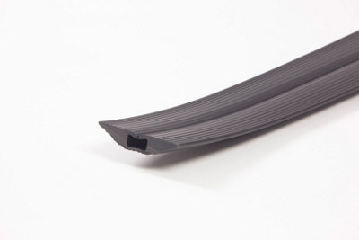 The Ramp People Black Cable Cover 1m-9m (4m) - Channel 15mm x 5mm ...