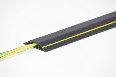 The Ramp People Cable Protector 1m - 9m Black & Yellow Channel Size ...