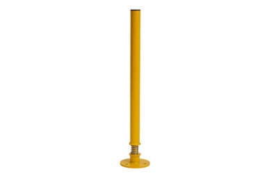 The Ramp People Fixed Steel Security Bollard - Yellow Car Park Post ...