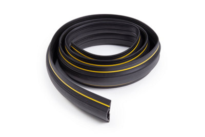 The Ramp People Floor Cable Cover 1m - 9m Channel 20mm x 10mm Black ...
