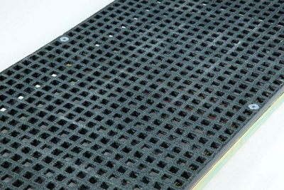 The Ramp People Half Step Adjustable - GRP Surface Outdoor Step ...