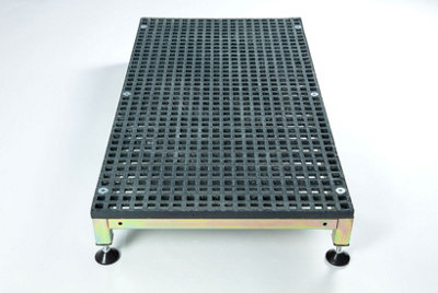 The Ramp People Half Step Adjustable - GRP Surface Outdoor Step ...