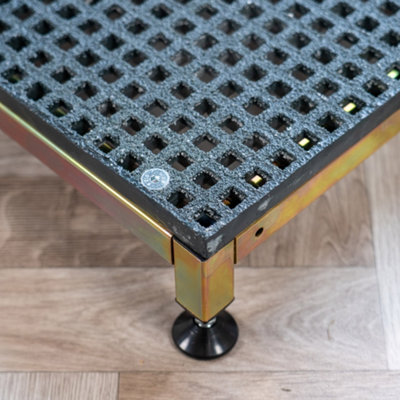 The Ramp People Half Step Adjustable - GRP Surface Outdoor Step ...