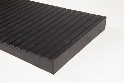 The Ramp People Rubber Threshold Ramp 90mm 1000kg Capacity Pair Kerb ...