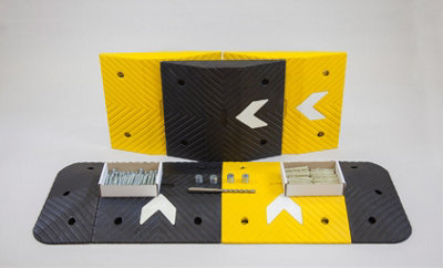 The Ramp People Speed Bump Kit 5mph 75mm High 3m Kit Black & Yellow ...