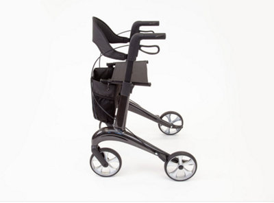 The Ramp People TRP7 Carbon Fibre Rollator Black - Lightweight ...
