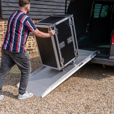 The Ramp People Van Ramp 2.4m 770kg - Solid Aluminium Heavy Duty Wide ...