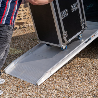 The Ramp People Van Ramp 2.4m 770kg - Solid Aluminium Heavy Duty Wide ...