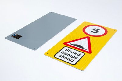 The Ramp People Wall Mounted Speed Bump Warning Sign 5mph