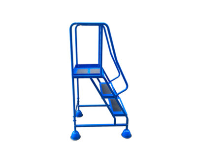 The Ramp People Warehouse Step Ladder with Platform & Handrails 3 ...