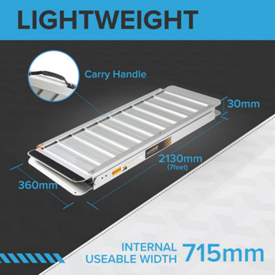 The Ramp People Wheelchair Ramp 2ft-8ft 275kg Capacity Ramp for ...
