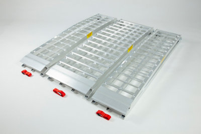 The Ramp People Wide Motorcycle Loading Ramp 2.7m Kit - 3 Ramps 540kg ...