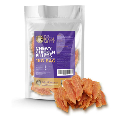The Regal Mutt - Chewy Chicken Fillets - 1kg Bag