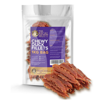 The Regal Mutt - Chewy Duck Fillets - 1kg Bag