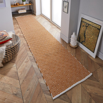 Buy The Rug Seller Ochre Brittany Runner Rug For Hallway - Long ...