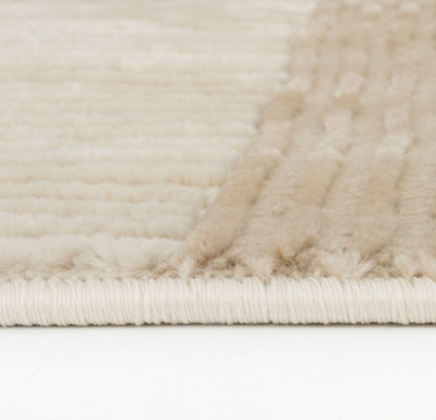 THE RUGS AURA COLLECTION AREA RUGS WITH MODERN CHECKERED DESIGN IN ...
