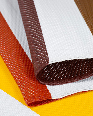 THE RUGS Reversible Waterproof Outdoor Rugs Rainbow 1030 Yellow