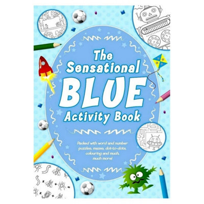 The Sensational Blue Activity Book White (One Size)