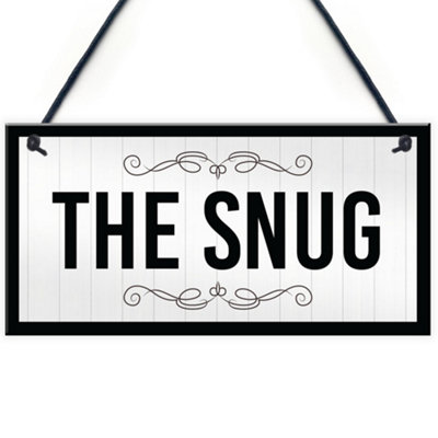 The Snug Sign New Home Gift Summerhouse Sign Hanging Door Sign Gift For ...
