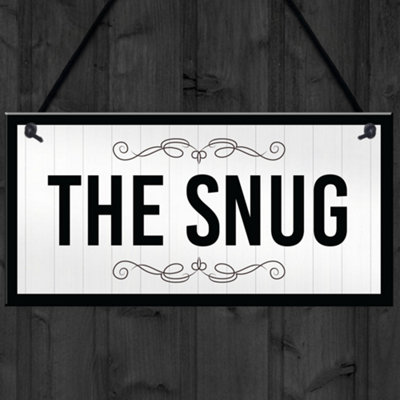 The Snug Sign New Home Gift Summerhouse Sign Hanging Door Sign Gift For ...