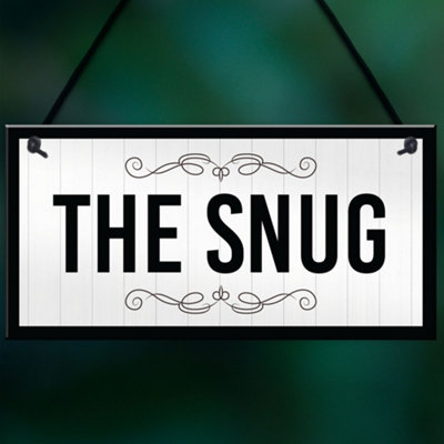 The Snug Sign New Home Gift Summerhouse Sign Hanging Door Sign Gift For ...