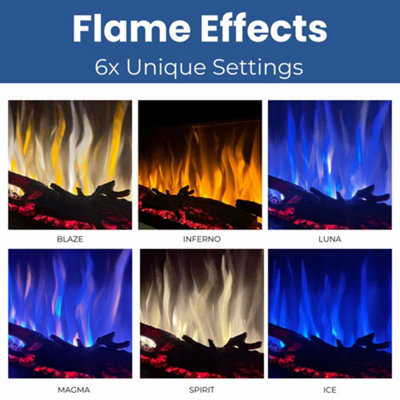 The Spectrum Series 82 Inch 3- Sided Media Wall Fire