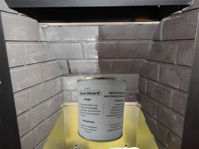 The Stove Wizard 20 Large Cast Replacement Gas Fire Coals & 500ml High ...