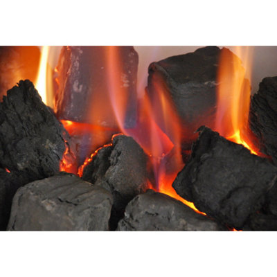 The Stove Wizard 20 Random Shaped Gas Fire Replacement Coals 35mm-45mm