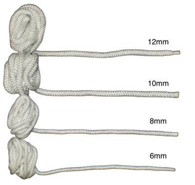 The Stove Wizard White Stove Rope Kit 8mm x 10m Long with Large 100ml ...