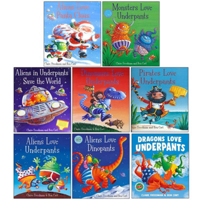 The Underpants Collection 8 Books Set By Claire Freedman (Aliens Love ...