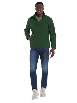 The UX Printable Soft Shell Jacket UX0 - Light Grey - 5XL - UX ...