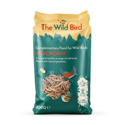 The Wild Bird Mealworm Bird Food 400g