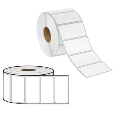 Thermal Shipping Label Roll 2x1 inch Self Adhesive Address Shipping Thermal Stickers Thermal ...