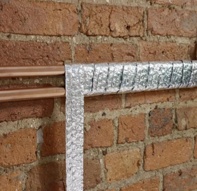 Thermawrap Pipe Wrap Insulation 50mm x 7.5m, reflective insulating foil ...