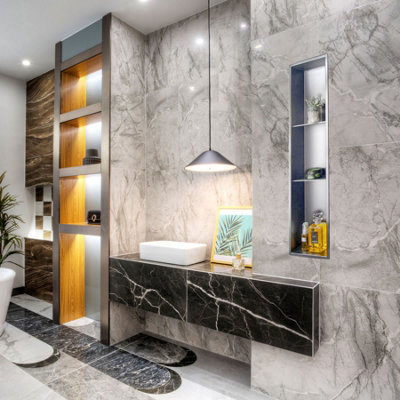 Thermopanel 304 Stainless Steel Recess Shower Niche Shelved - Stainless ...