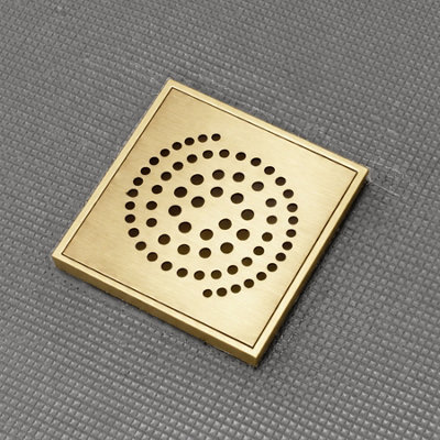 Thermopanel Centre Gold Square Drain Wet Room Shower Tray Former ...