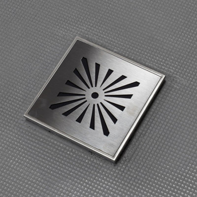 Thermopanel Centre Stainless Steel Square Drain Wet Room Shower Tray ...