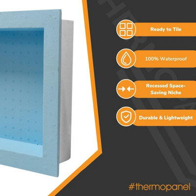 Thermopanel EPS Tileable Shower Niche (360 x 360 x 100mm)