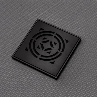 Thermopanel Offset Black Square Drain Wet Room Shower Tray Former ...