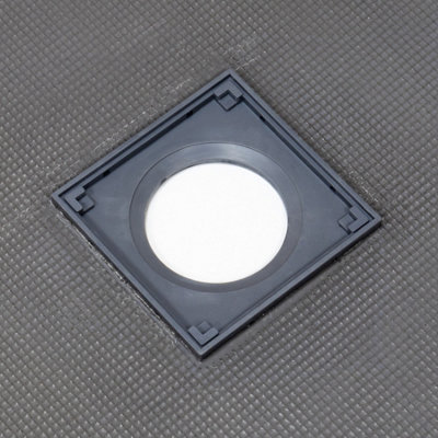 Thermopanel Offset Stainless Steel Square Drain Wet Room Shower Tray ...