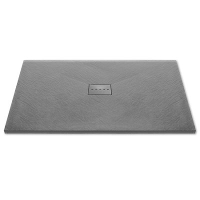 Thermopanel SMC Dark Grey Shower Trays Base Slate Stone Effect Textured ...
