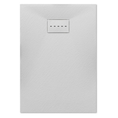 Thermopanel SMC White Shower Trays Base Slate Stone Effect Textured Non ...