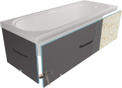 Thermopanel Tileable Bath SidePanel - 1850 x 600 x 30mm