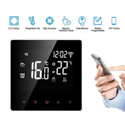 Thermostat WiFi Smart for Water and Gas Boilers Remote Control Alexa ...