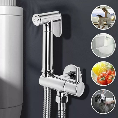 Thermostatic Mixer Bidets Toilet Valve Hand Held Douche Kit Muslims ...