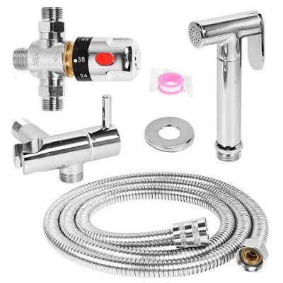 Thermostatic Mixer Bidets Toilet Valve Hand Held Douche Kit Muslims ...