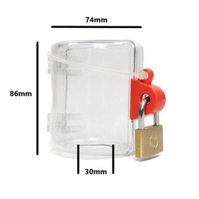 Thermostatic Radiator Valve Locking Cover Guard with Padlock - Secure ...