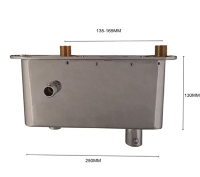 Thermostatic Shower Mixer 1 way Chrome Finish