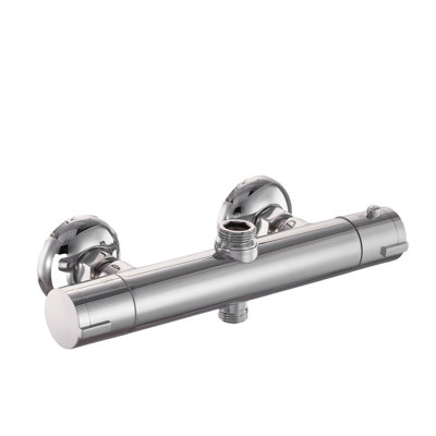 Thermostatic Shower Mixer Bar Two Outlet, Shower Mixer Taps Wall ...