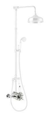 Thermostatic Traditional Exposed Shower Mixer Valve 135mm 165mm Centres ...